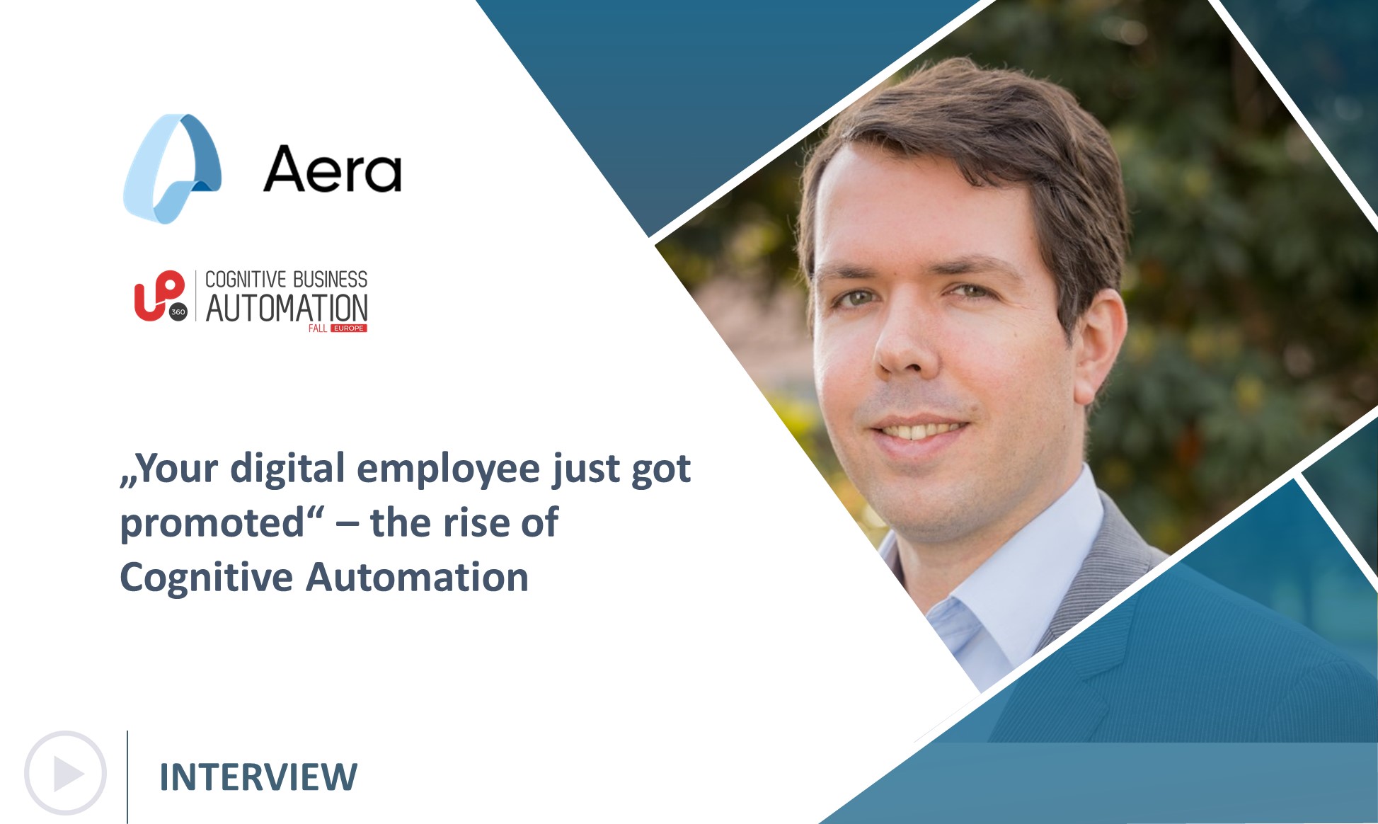 Aera Technologies keynote on the rise of cognitive automation