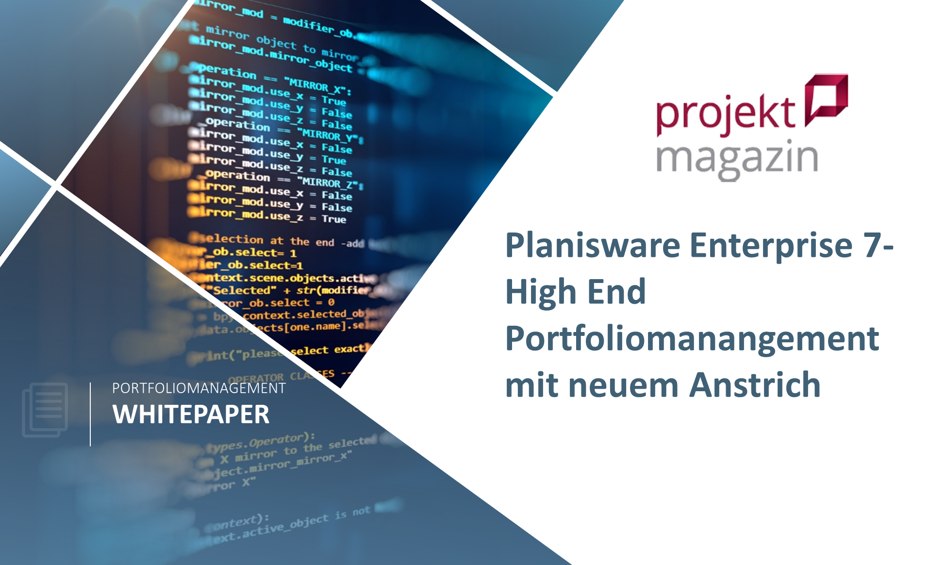 Planisware Enterprise 7 - High End Portfoliomanangement mit neuem Anstrich