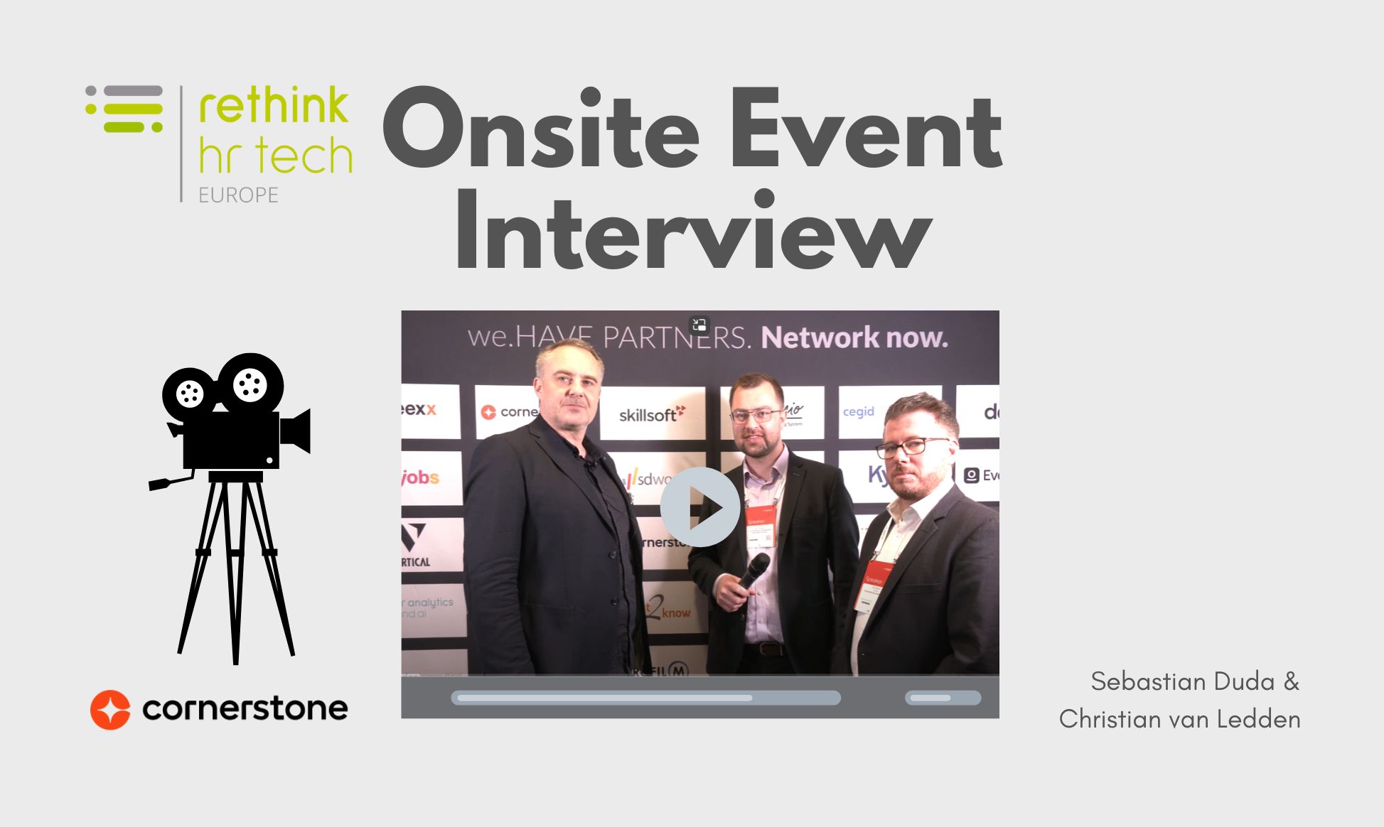 RETHINK! HR TECH - Interview mit Sebastian Duda & Christian van Ledden